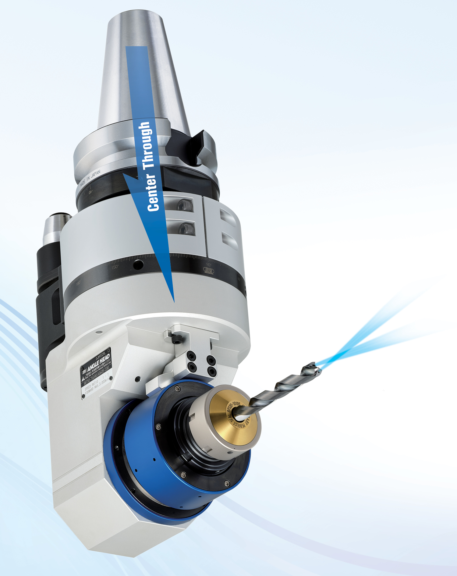 TAG90 Center-through Coolant Angle Head Boosts Productivity